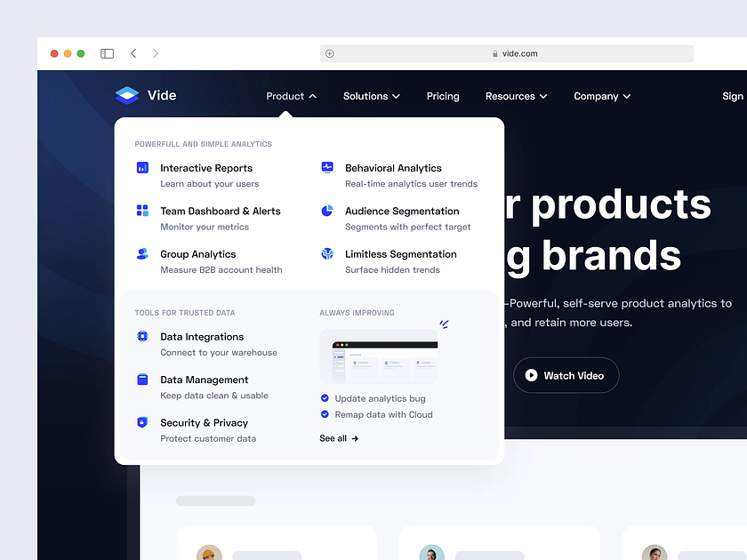 Flyout Menus Designs Themes Templates And Downloadable Graphic Elements On Dribbble