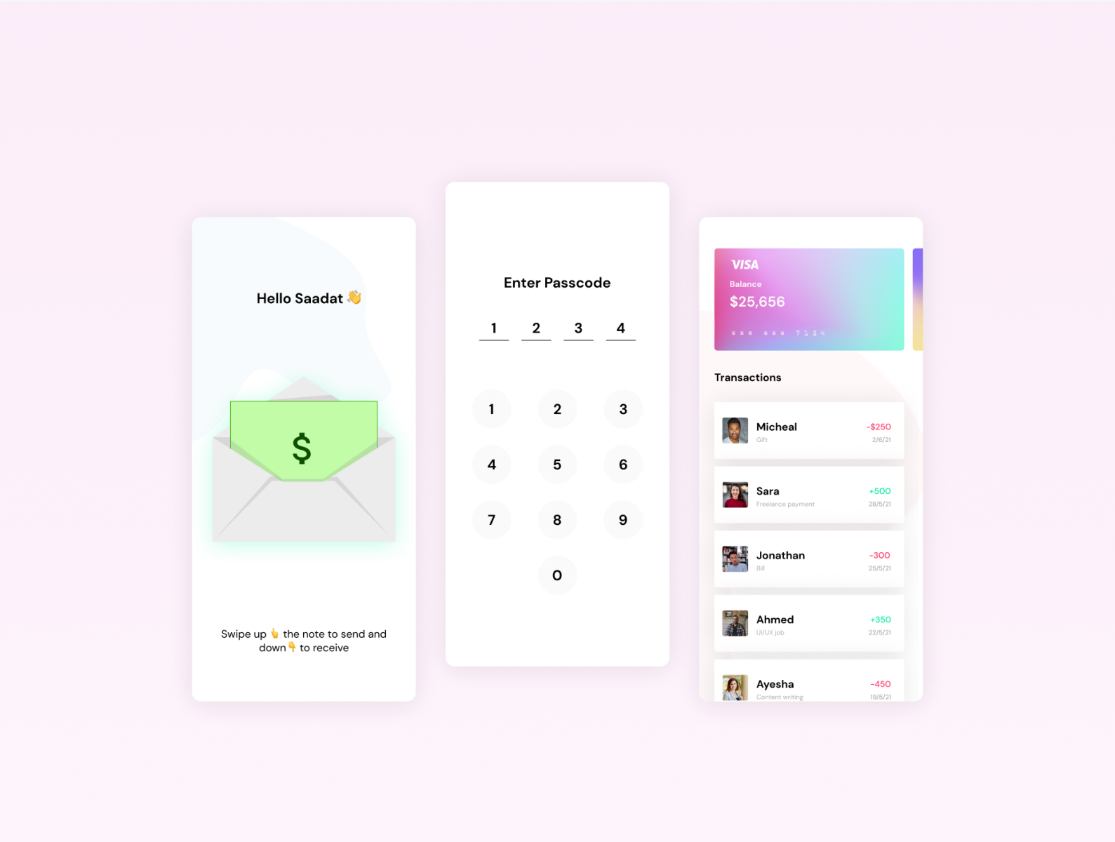 Money Transfer App By SaadatUllah Khan On Dribbble money-transfer-app-by-saadatullah-khan-on-dribbble