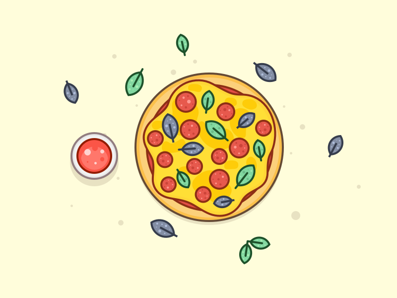 Pizza Friday by Egor Kosten on Dribbble