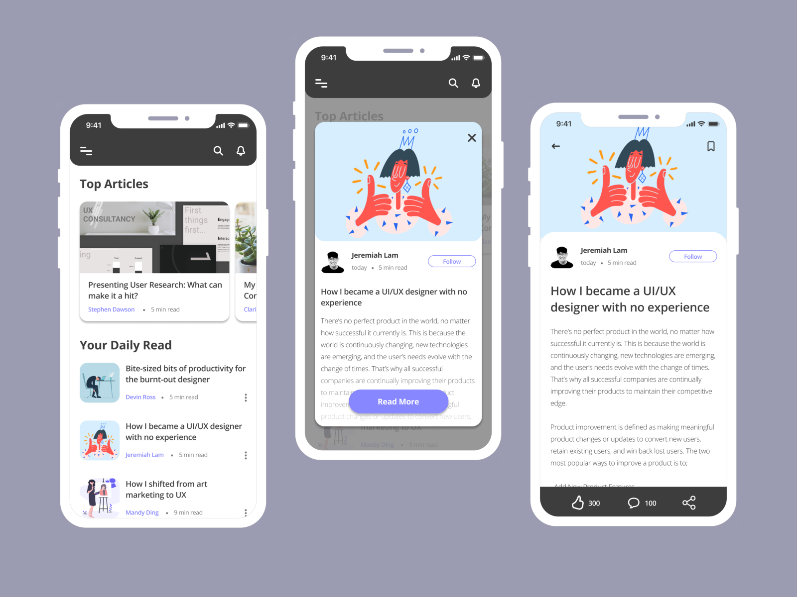 Medium - UI Revamp by Fathan Ahsanul Fardi on Dribbble