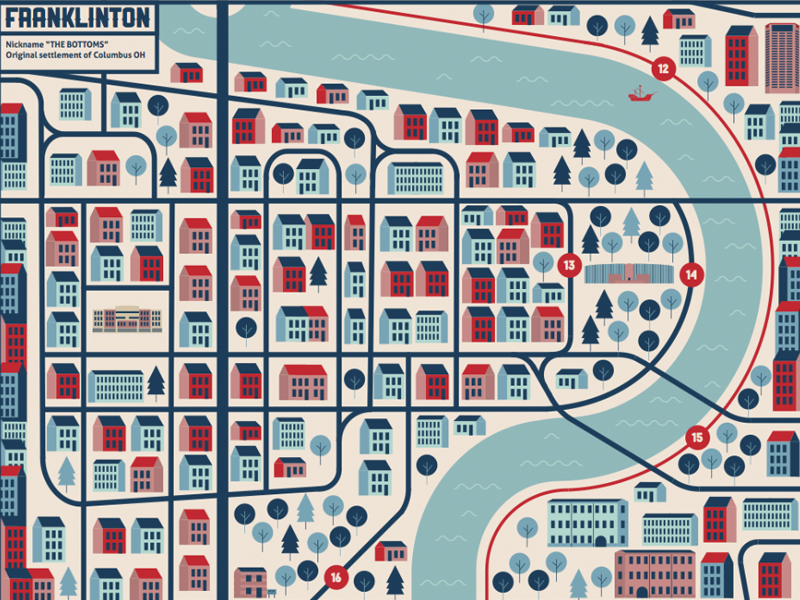 Franklinton Ohio by Mark Mounts on Dribbble