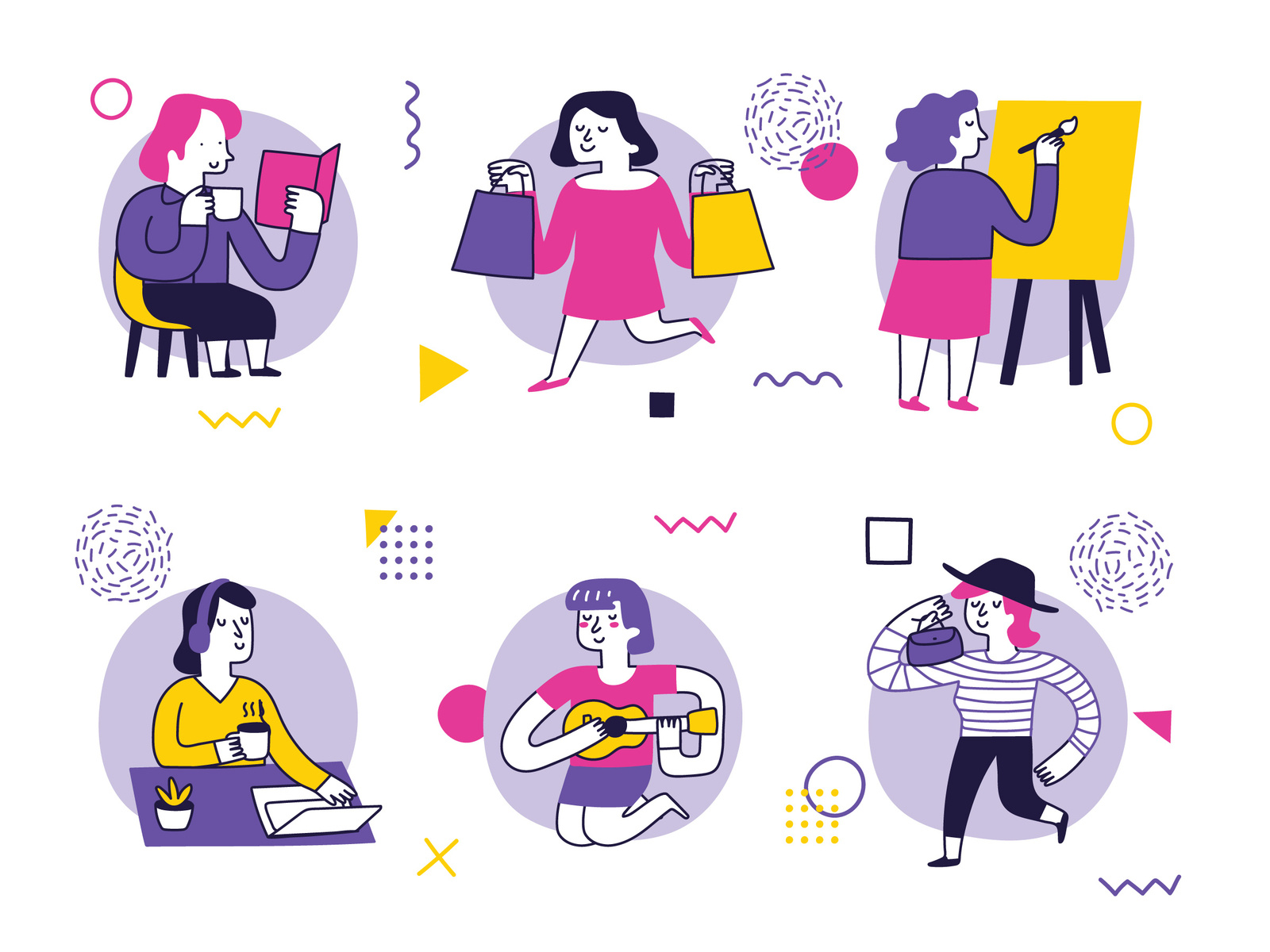 People Activities by Fontastic on Dribbble