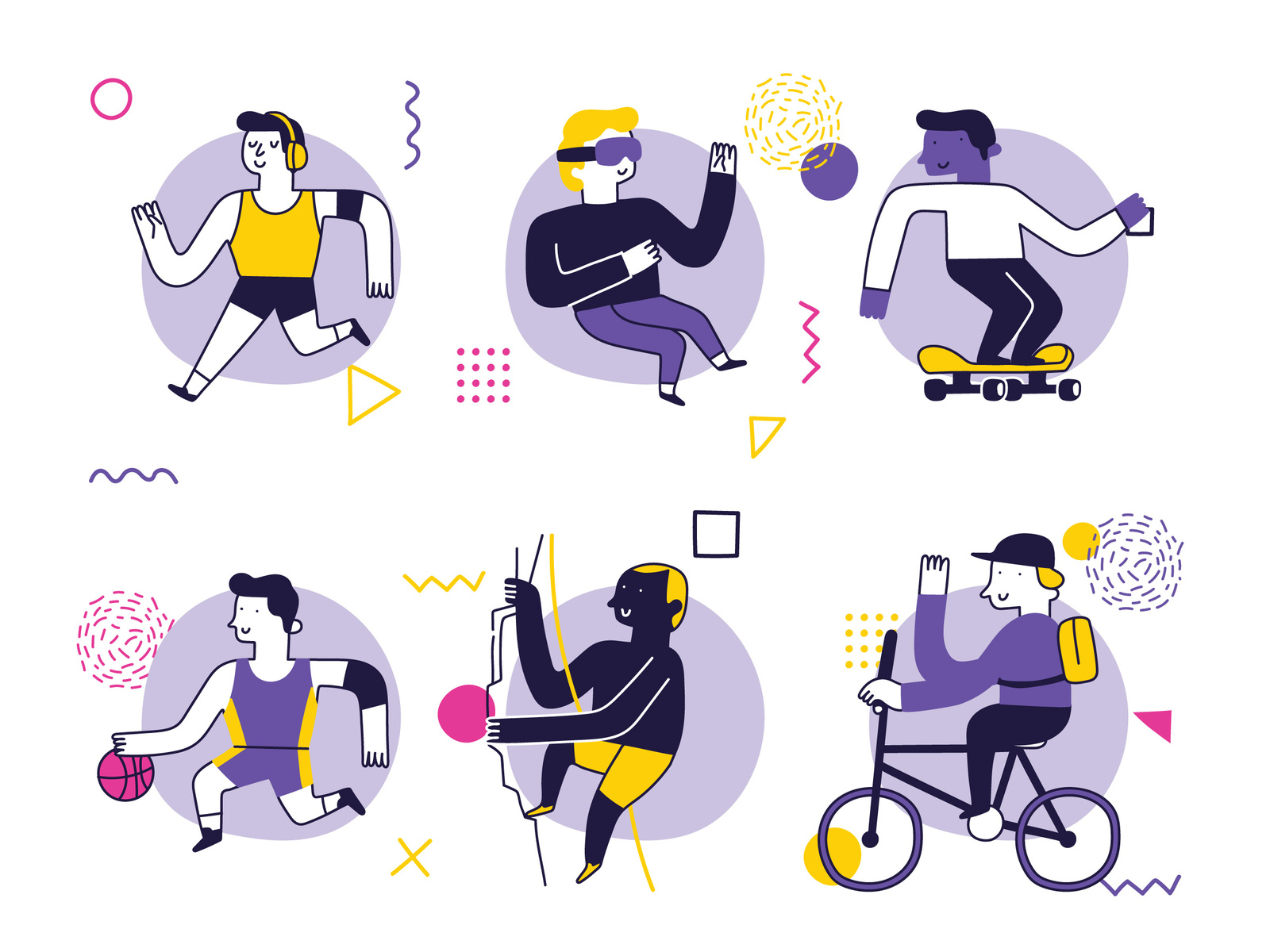 People Activities by Fontastic on Dribbble