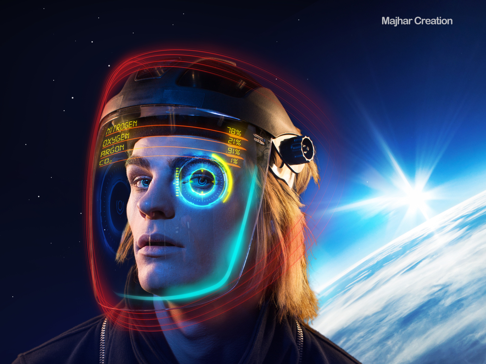 parralax effect and Mnipulation in Photoshop by Majharul Islam on Dribbble