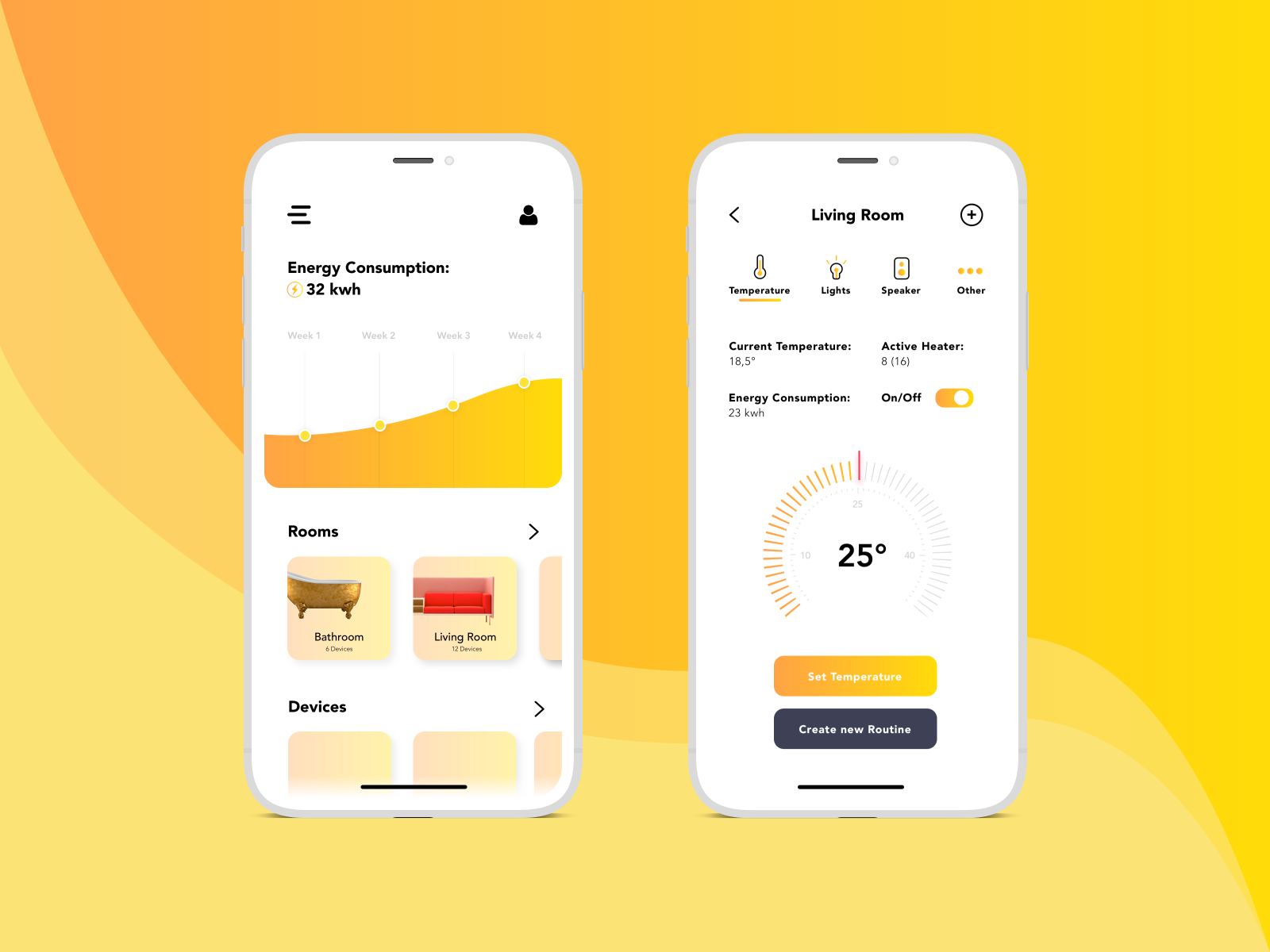 Daily UI #019 – Home Monitoring by Maximilian Blach on Dribbble