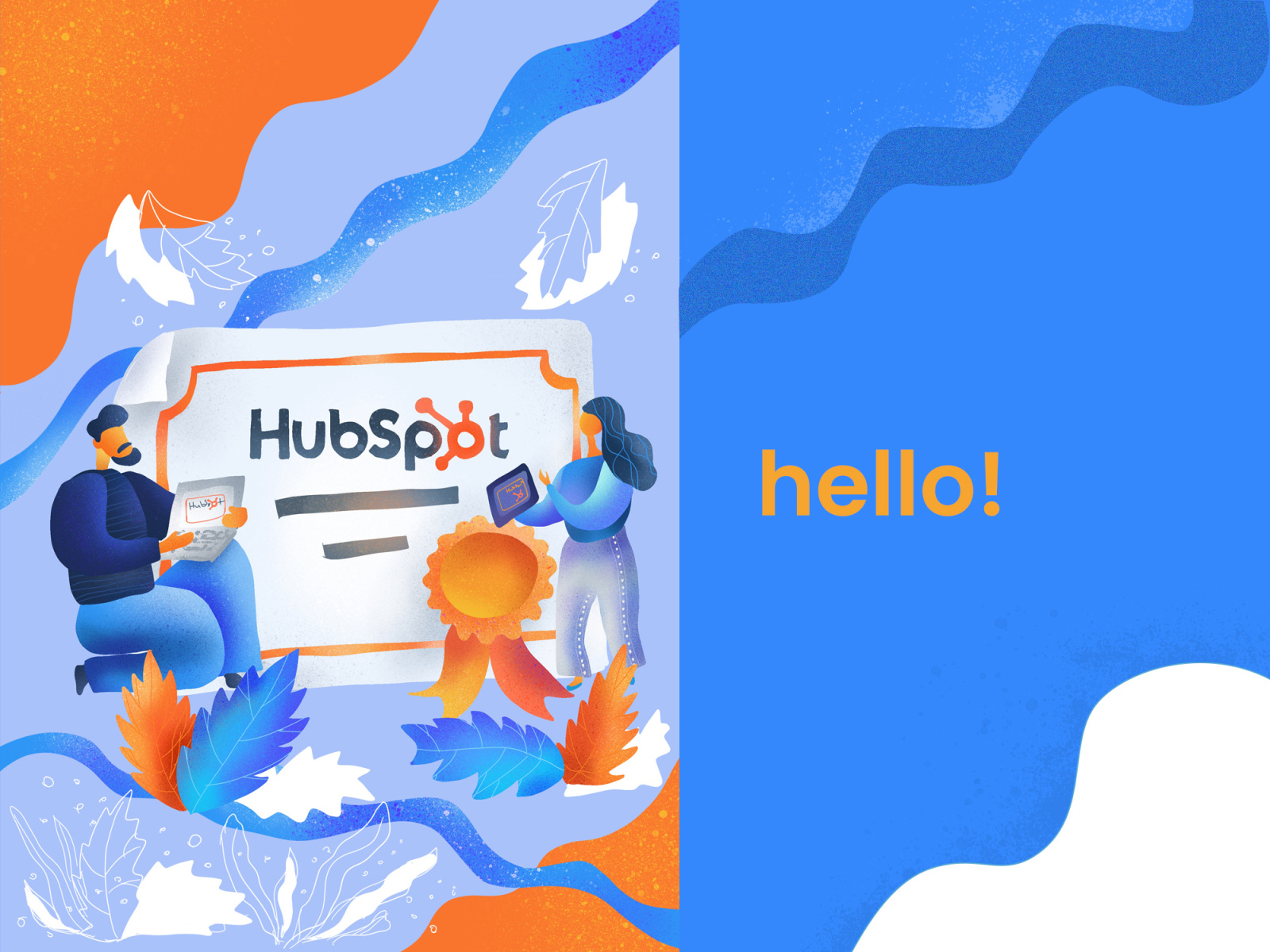 Illustration for Marketing Agency by Svajune Garnyte on Dribbble