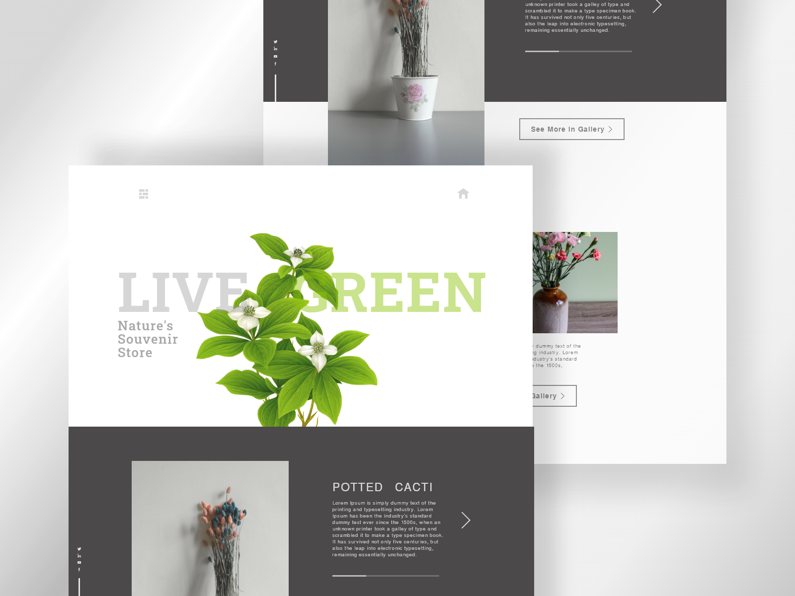 Live Green Web Page Design by SAKIB | Idea's Lab on Dribbble