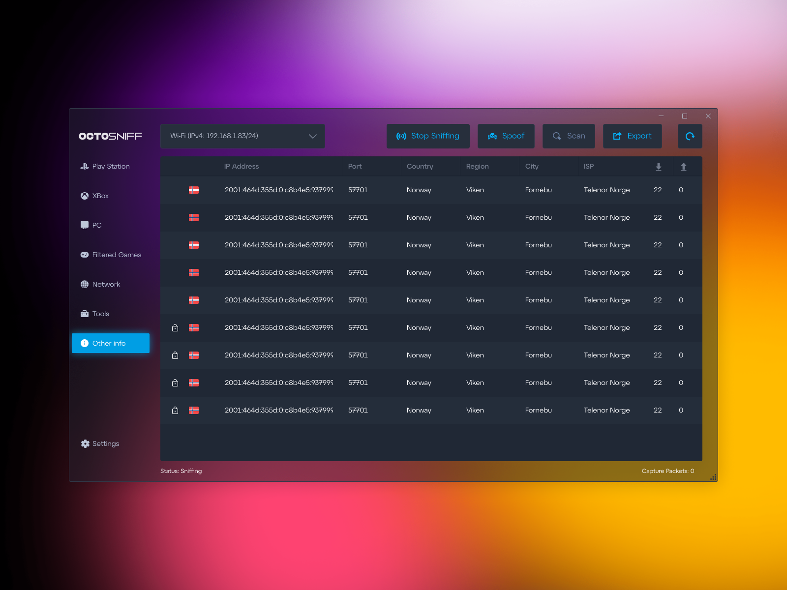 IP Sniffer Tool by Nikita Litvinov on Dribbble