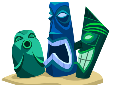 Nemo Tikis by Todd Bright on Dribbble