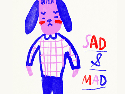 Sad & Mad by Martcellia Liunic on Dribbble