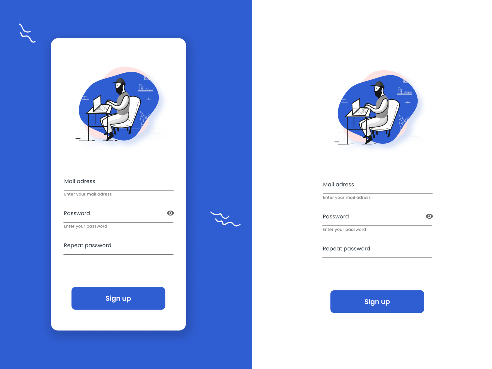 Sign up mobile concept - UI Design challenge #001 by Razvan Neagu on ...