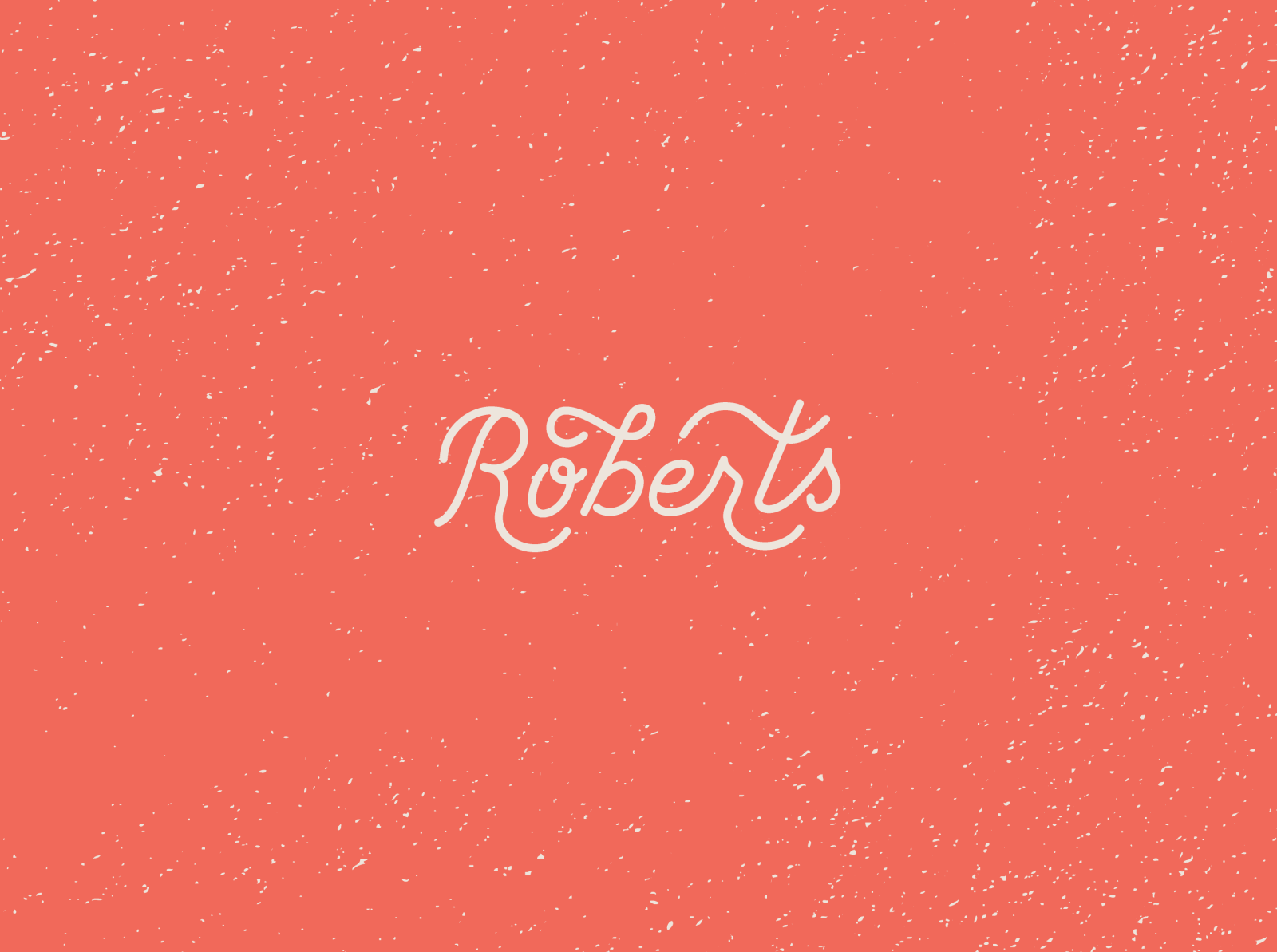 Roberts Typography by Emma on Dribbble