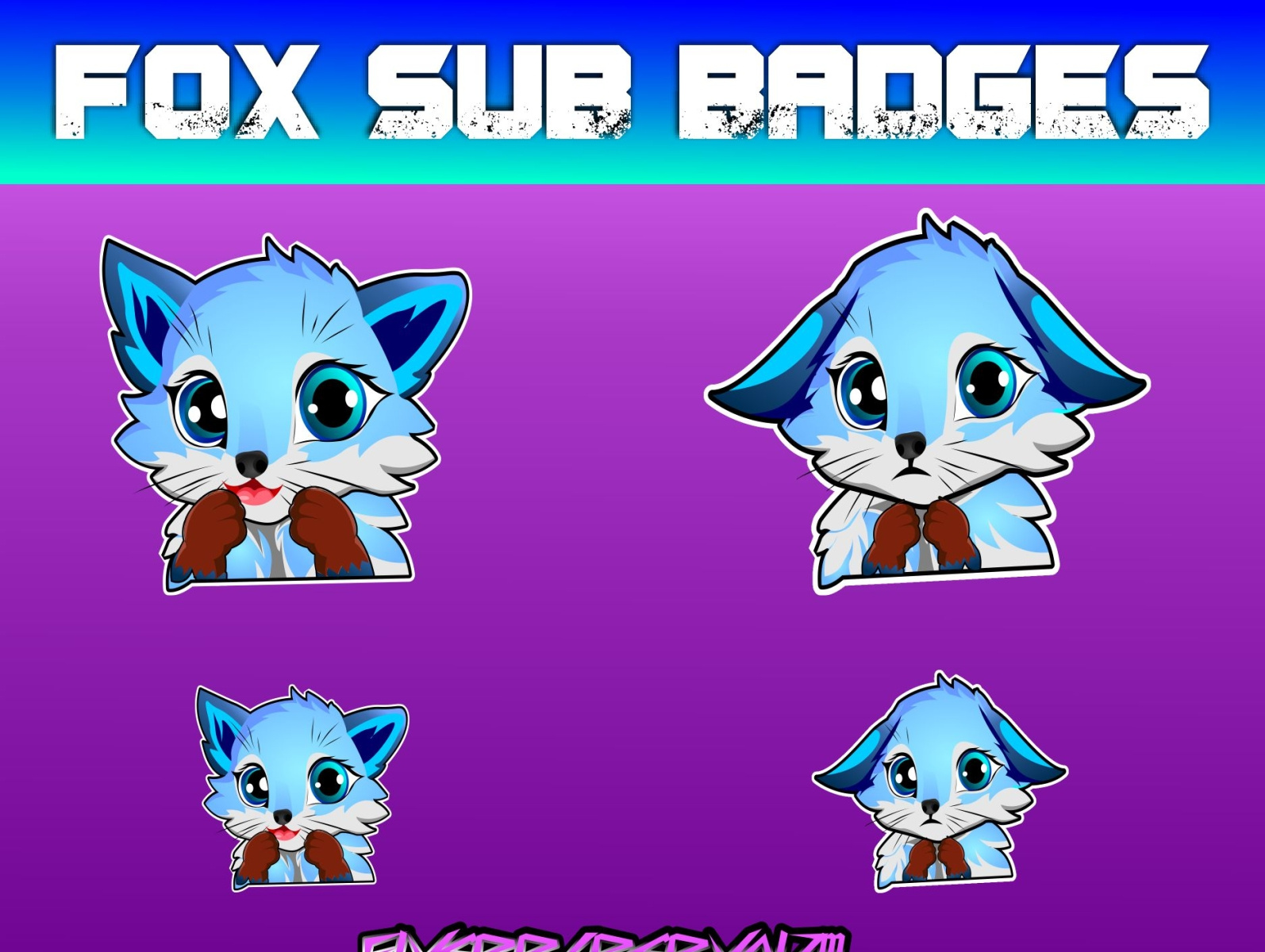 FOX twitch emotes by CartoonArtist(Freelancer) on Dribbble
