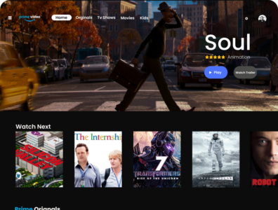Amazon Prime video Redesign by Iam àjeet on Dribbble