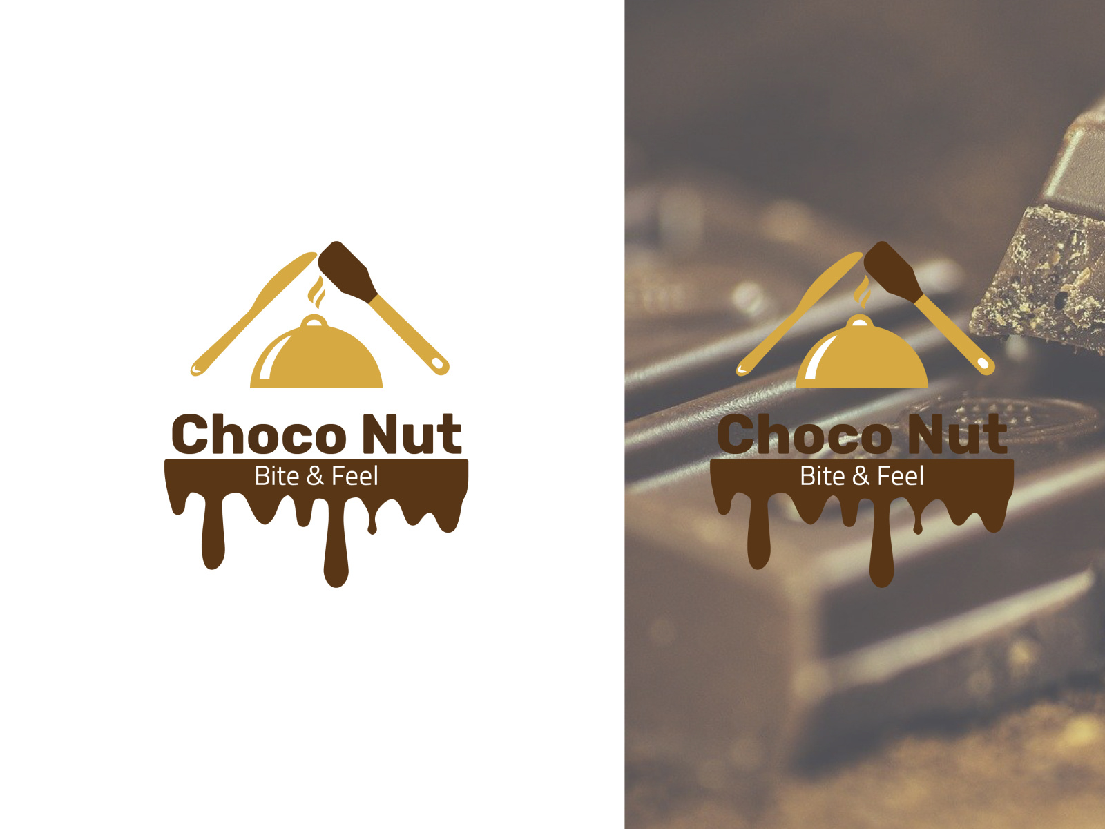 Choco Nut Chocolate Company Logo by MD Saha Hasan Masum on Dribbble