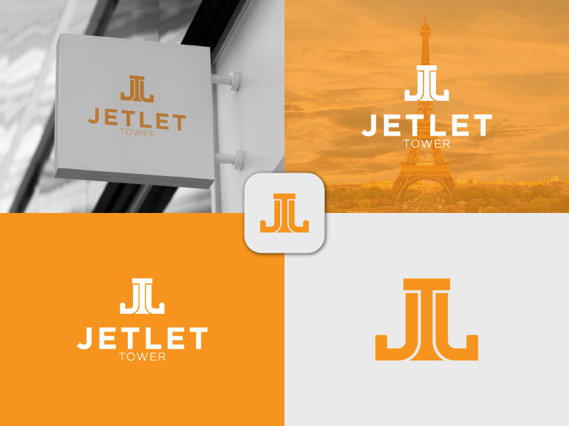 Jetlet Tower Monogram Logo Design by MD Saha Hasan Masum on Dribbble