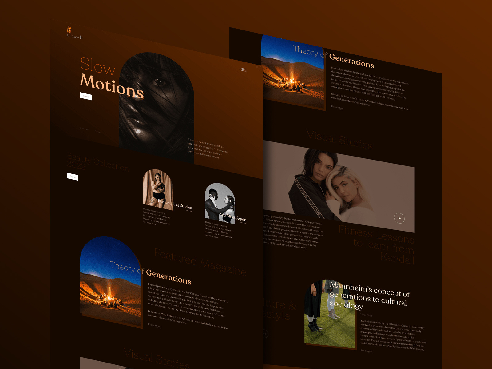 Embrace Magazine by Rahul Mehra on Dribbble