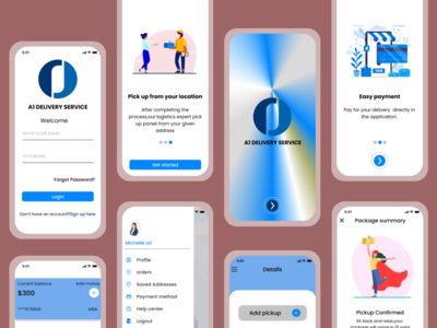 Parcel delivery App design by Ojugbeli Mercy on Dribbble
