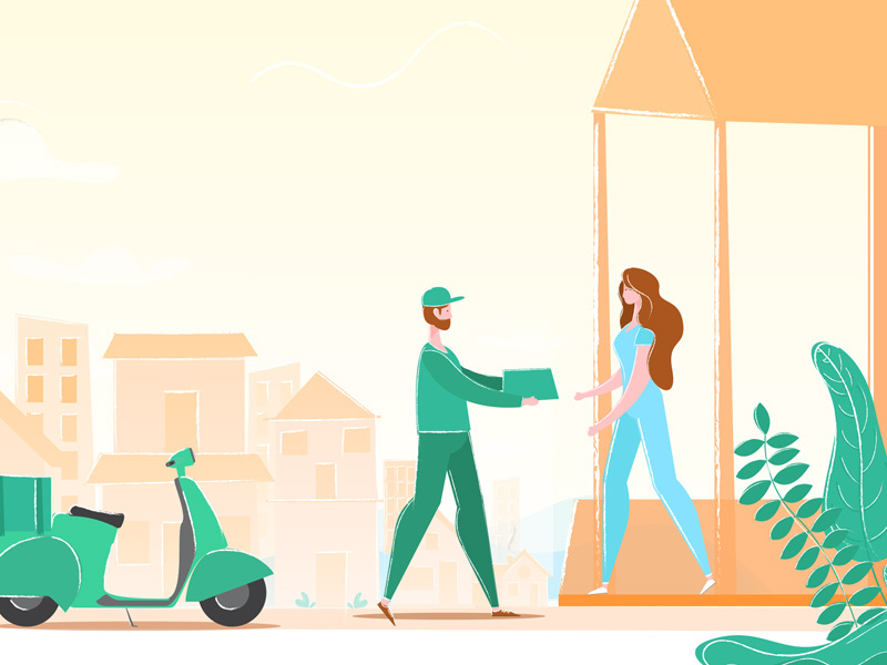 Delivery boy by WowMakers on Dribbble