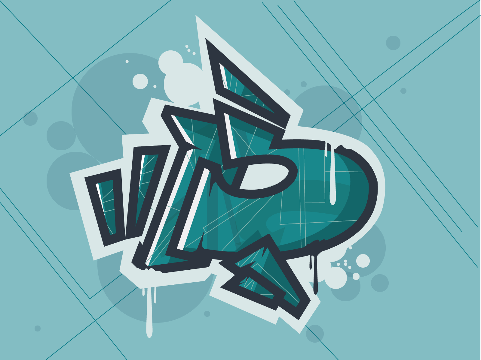 Graff letter "D" by Eric on Dribbble