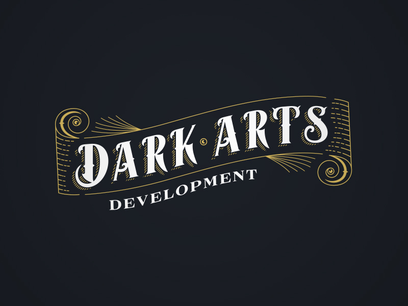 Dark Arts Development Logo by Leah Chew on Dribbble