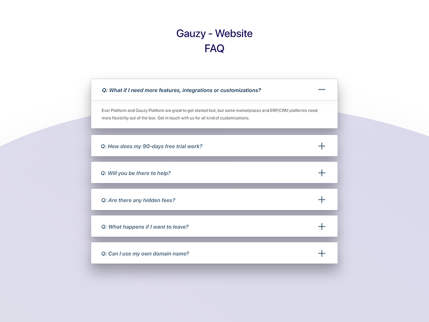 Faq Page designs, themes, templates and downloadable graphic elements ...