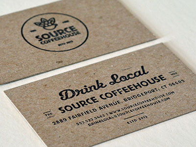 Source Business Cards by Chris Beesley on Dribbble