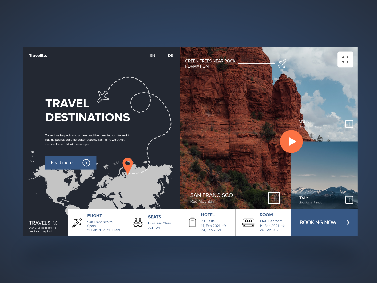 Travel Web UI Design by Shazib Farooq on Dribbble
