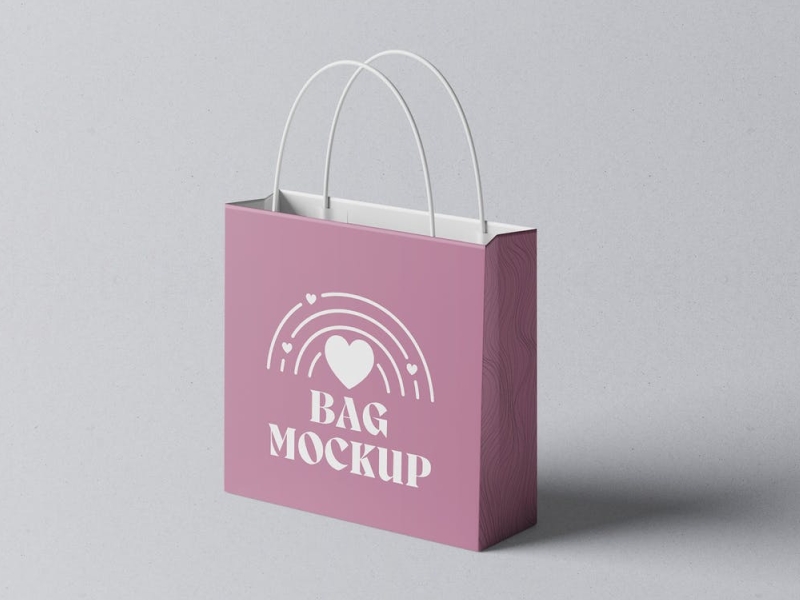 Paper Bag Mockup by Mockup Templates on Dribbble