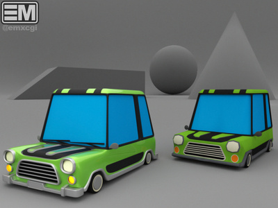 My Mini (in hi-res and low poly) 3D model by EM x Cgi on Dribbble