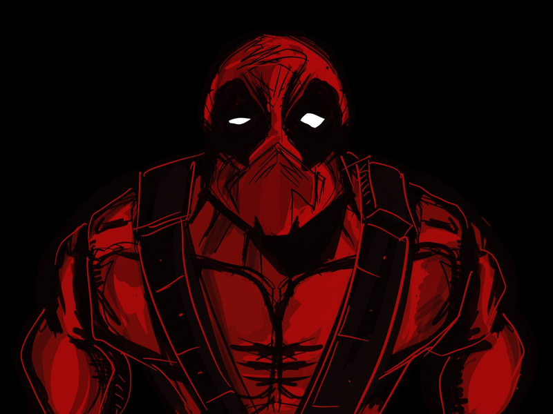 Dead pool exhausted by Twisted on Dribbble