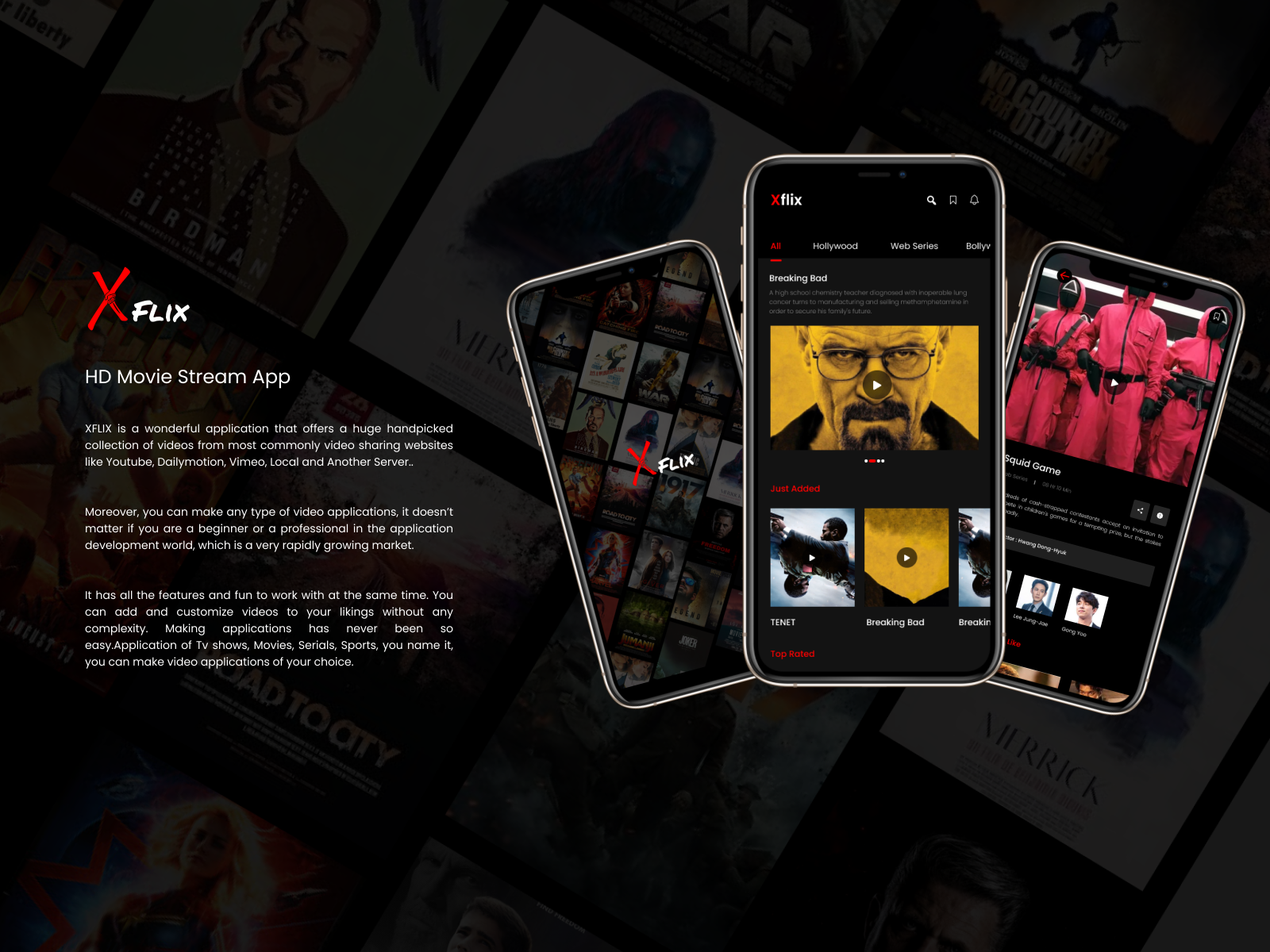 Xflix by Ashiqur Rahman on Dribbble
