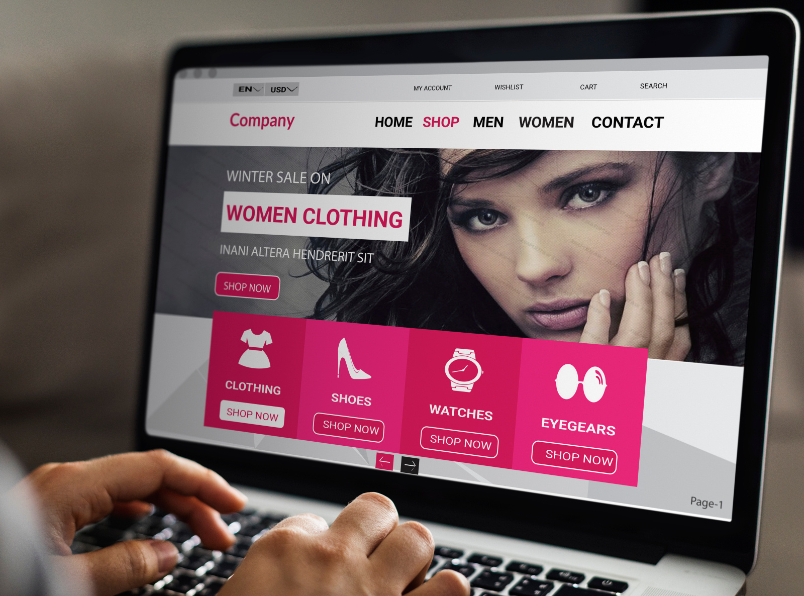 Web Template by Nazmun Nahar on Dribbble