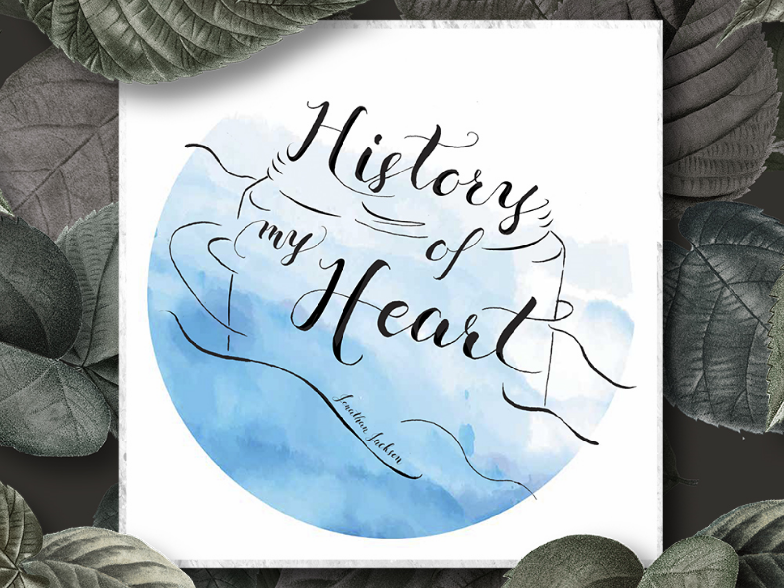 Hand Lettering | Song album by Yosephine Cheung on Dribbble
