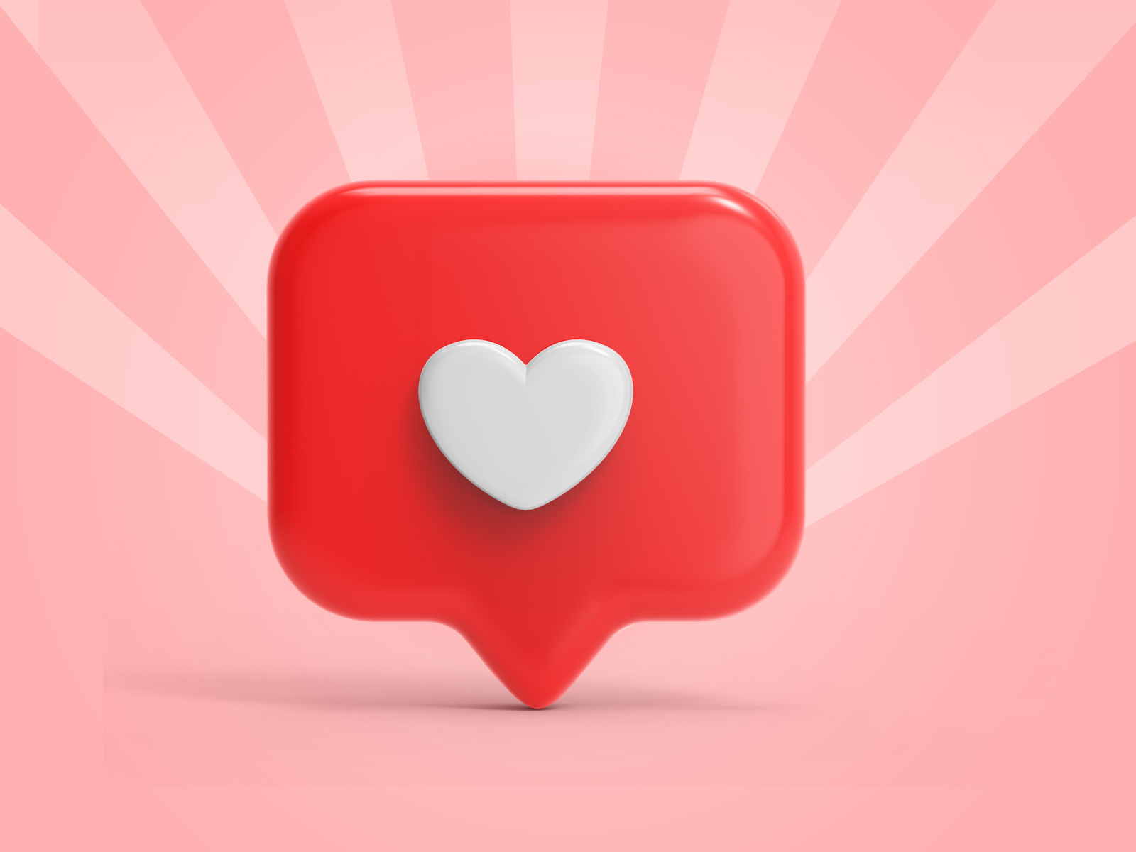 3d like icon rendering for social media notifications by Sc_flower on ...