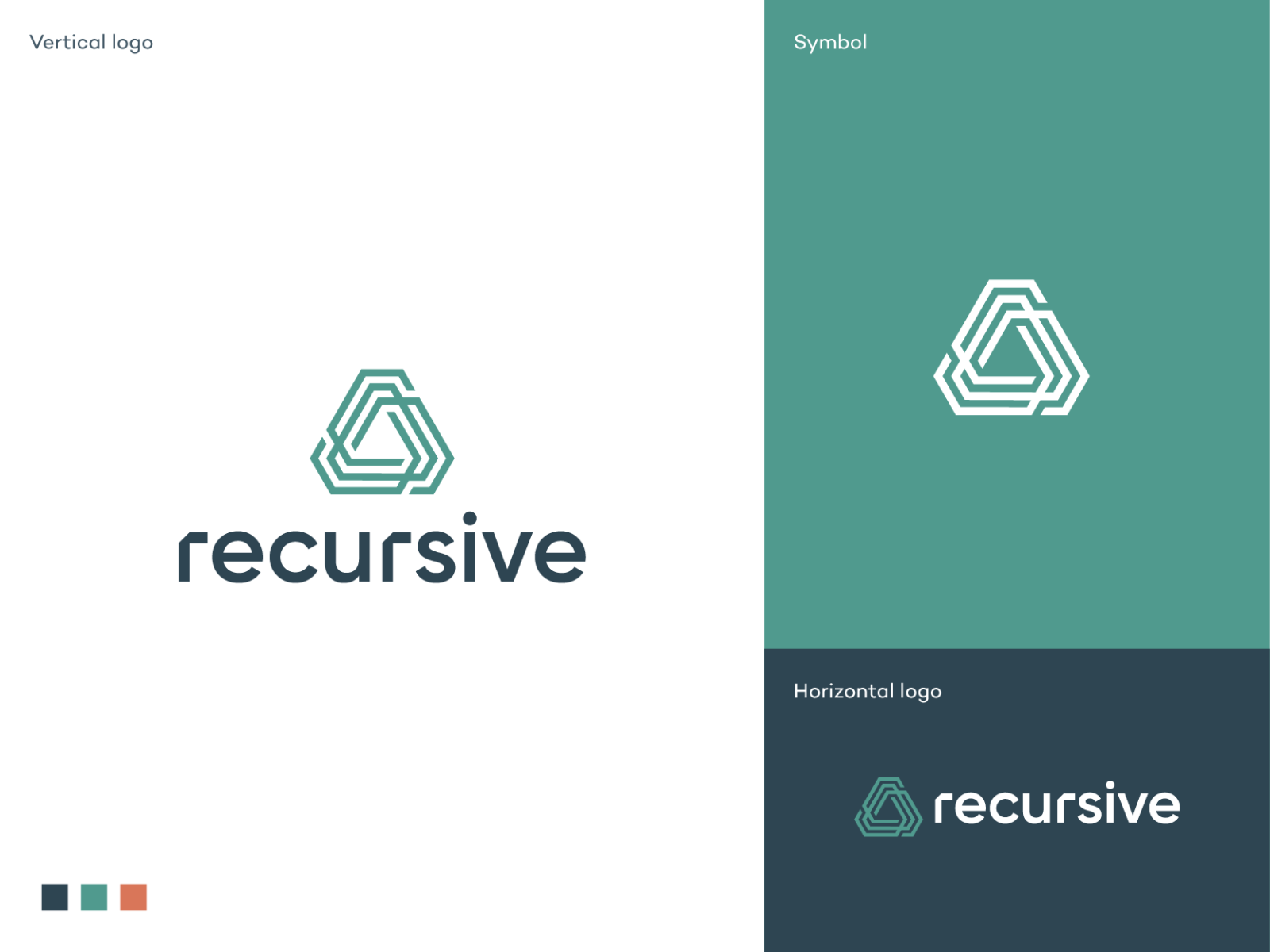Recursive logo by Slavisa Dujkovic | logo on Dribbble