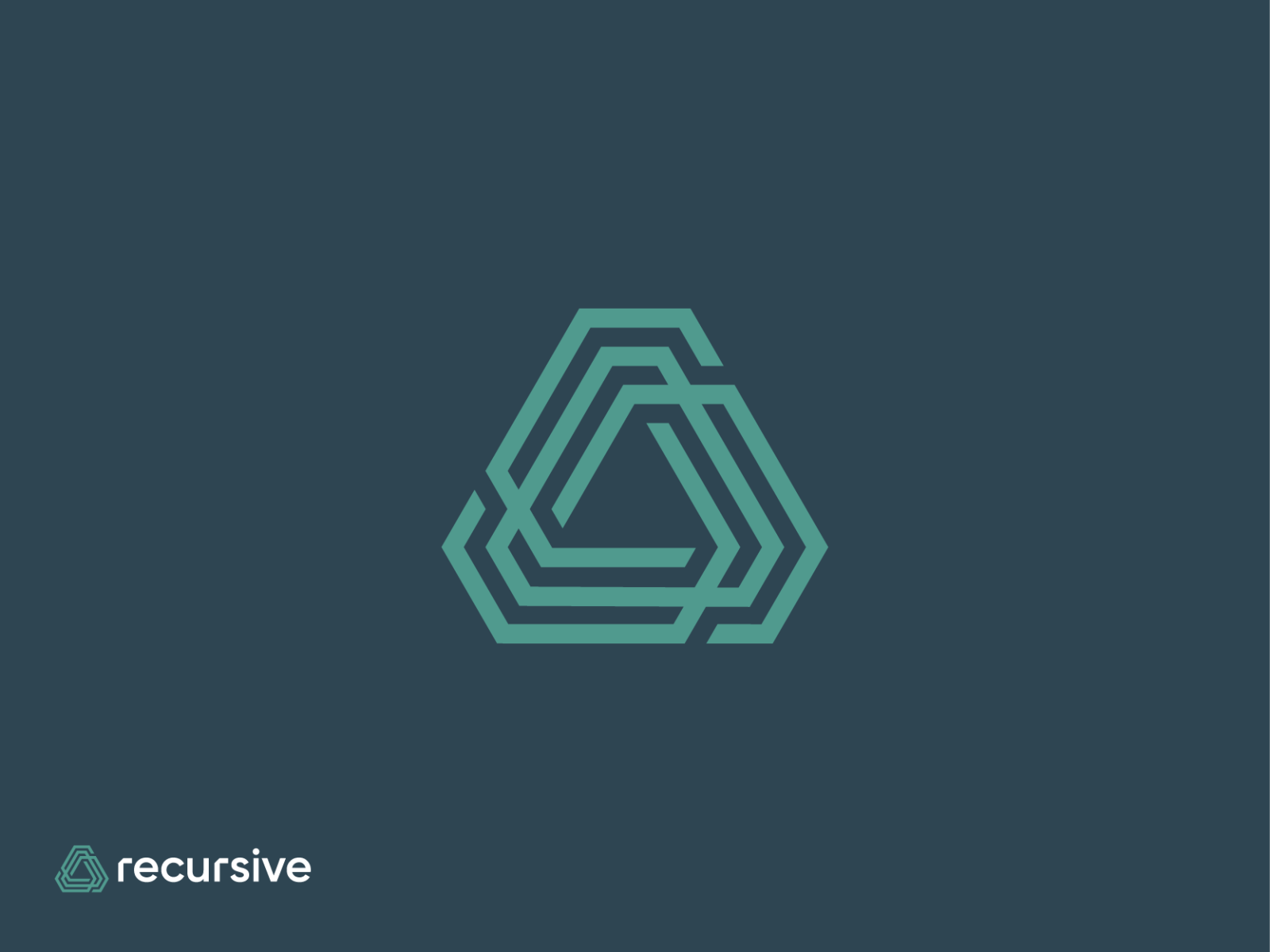 Recursive logo design by Slavisa Dujkovic | logo on Dribbble