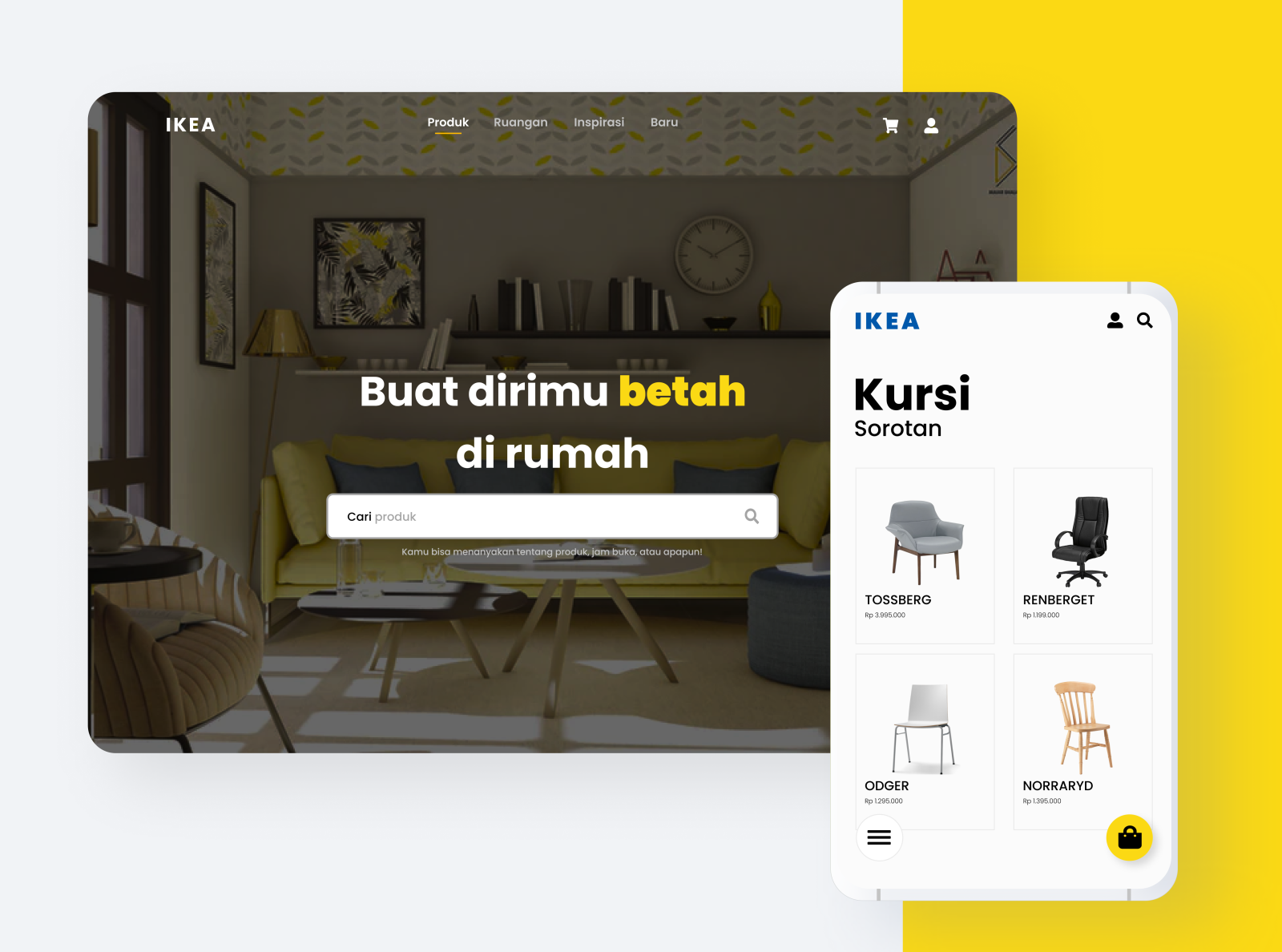 IKEA Redesign by Bayu Fajariyanto on Dribbble