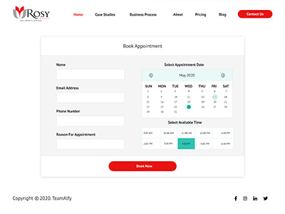 Book Appointment by Dora Opare on Dribbble