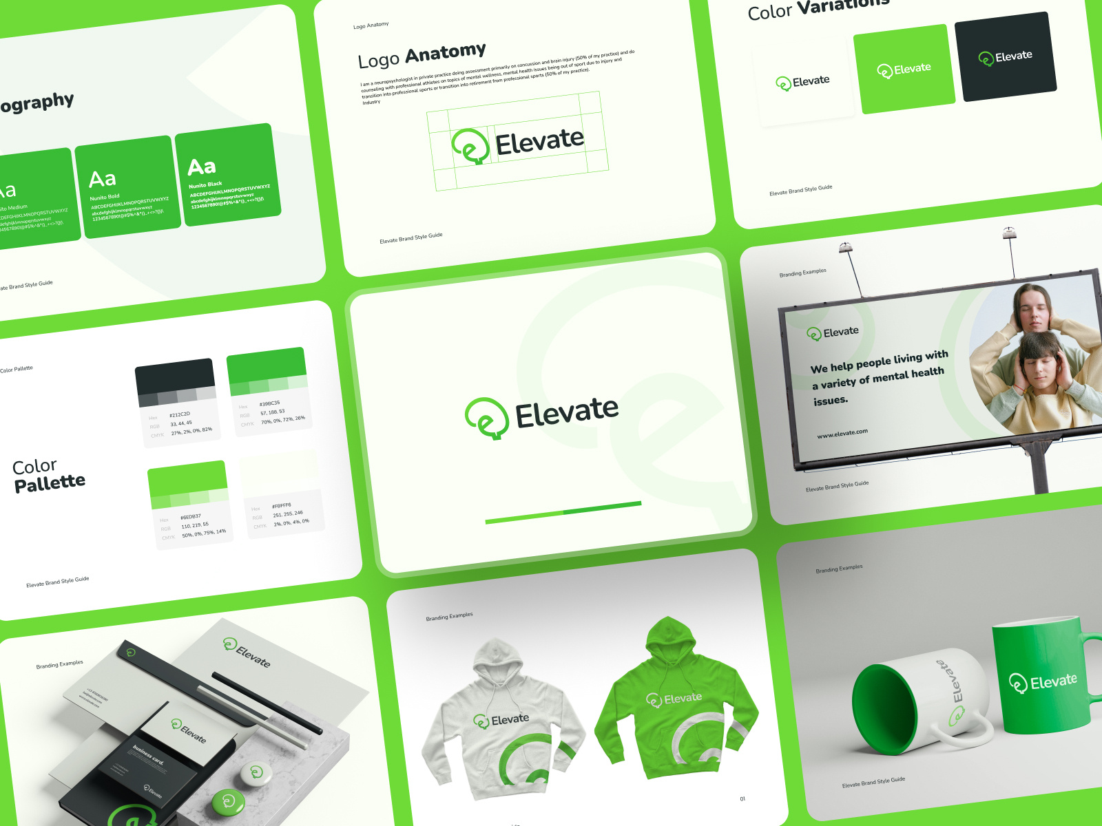 Elevate - Logo & Branding Concept by Nurul Hidayati for Vektora on Dribbble