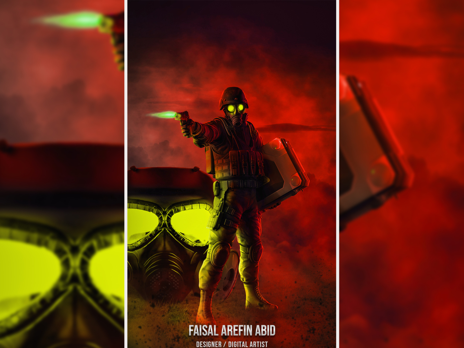 Radioactive - Photoshop Artwork by Faisal Arefin Abid on Dribbble