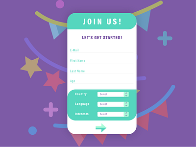 Daily UI #82 - Form by Sarah Shaqiri on Dribbble