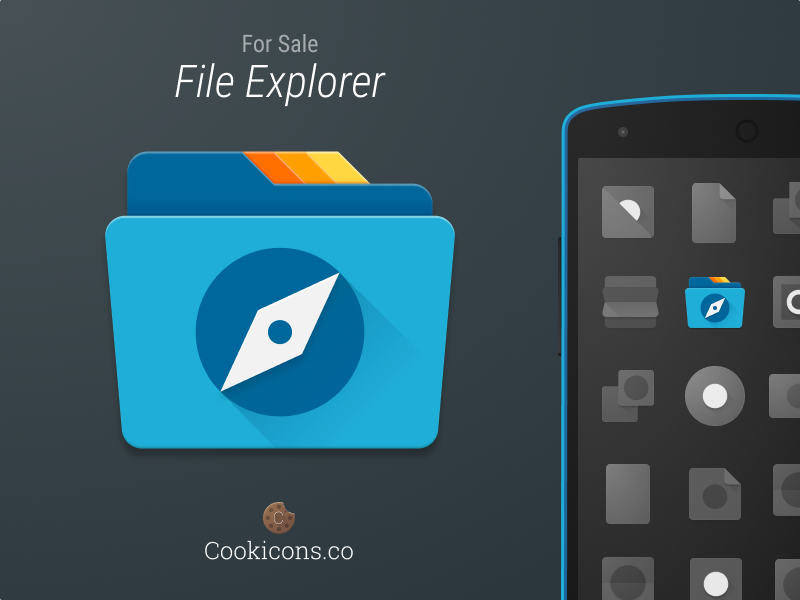 File Explorer Product Icon (Sold) by Cookicons on Dribbble