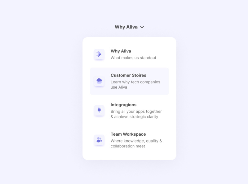 Flyout-Menu UI Design by Baran Masoumian on Dribbble