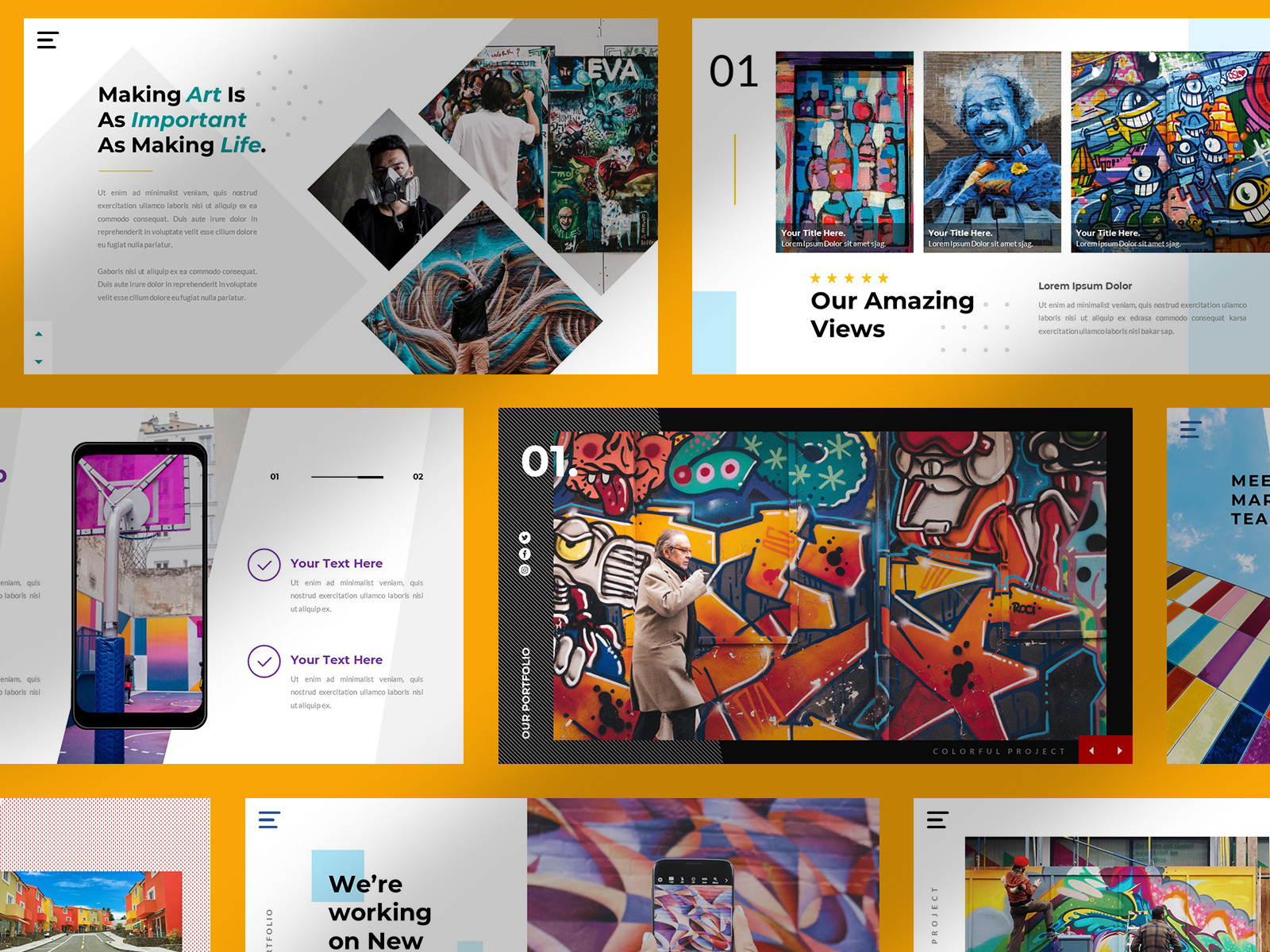 ARTSTREET - Powerpoint Template by Robby Fathur on Dribbble