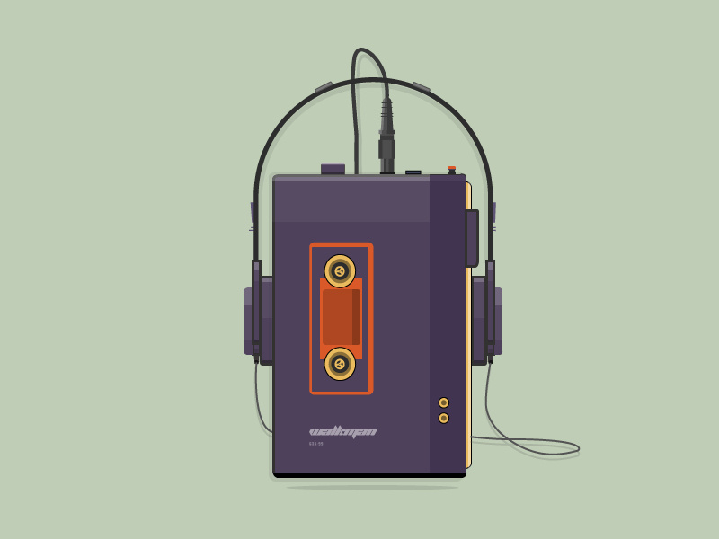 Walkman by ISH∆N on Dribbble
