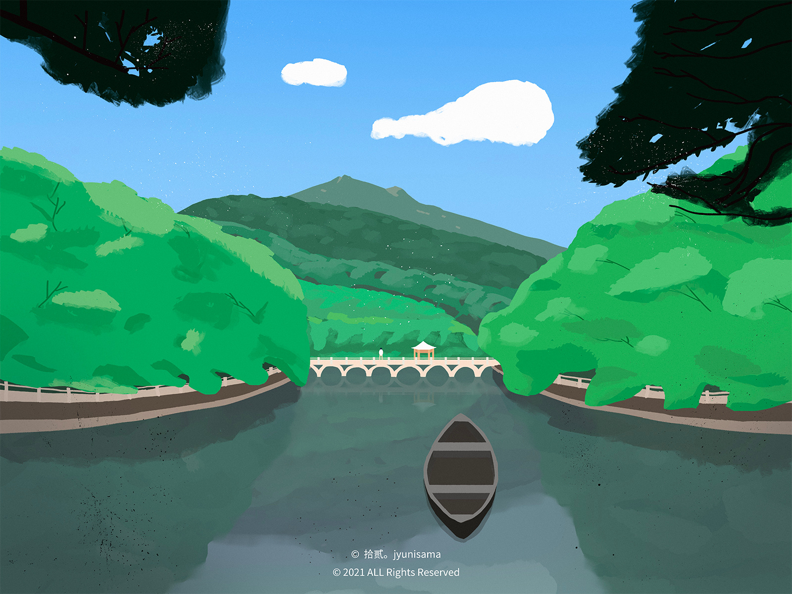 Scenery by jyunisama on Dribbble