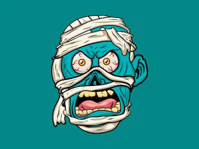 Zombie with a bandage by Dinosoftlab on Dribbble