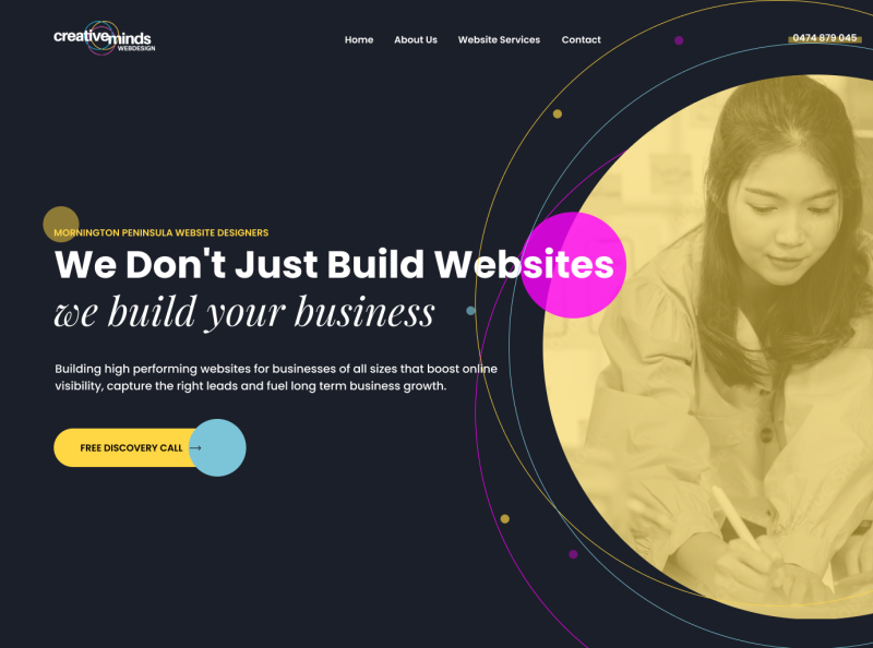 Web Design Agency Hero Concept by Camelia Filip on Dribbble