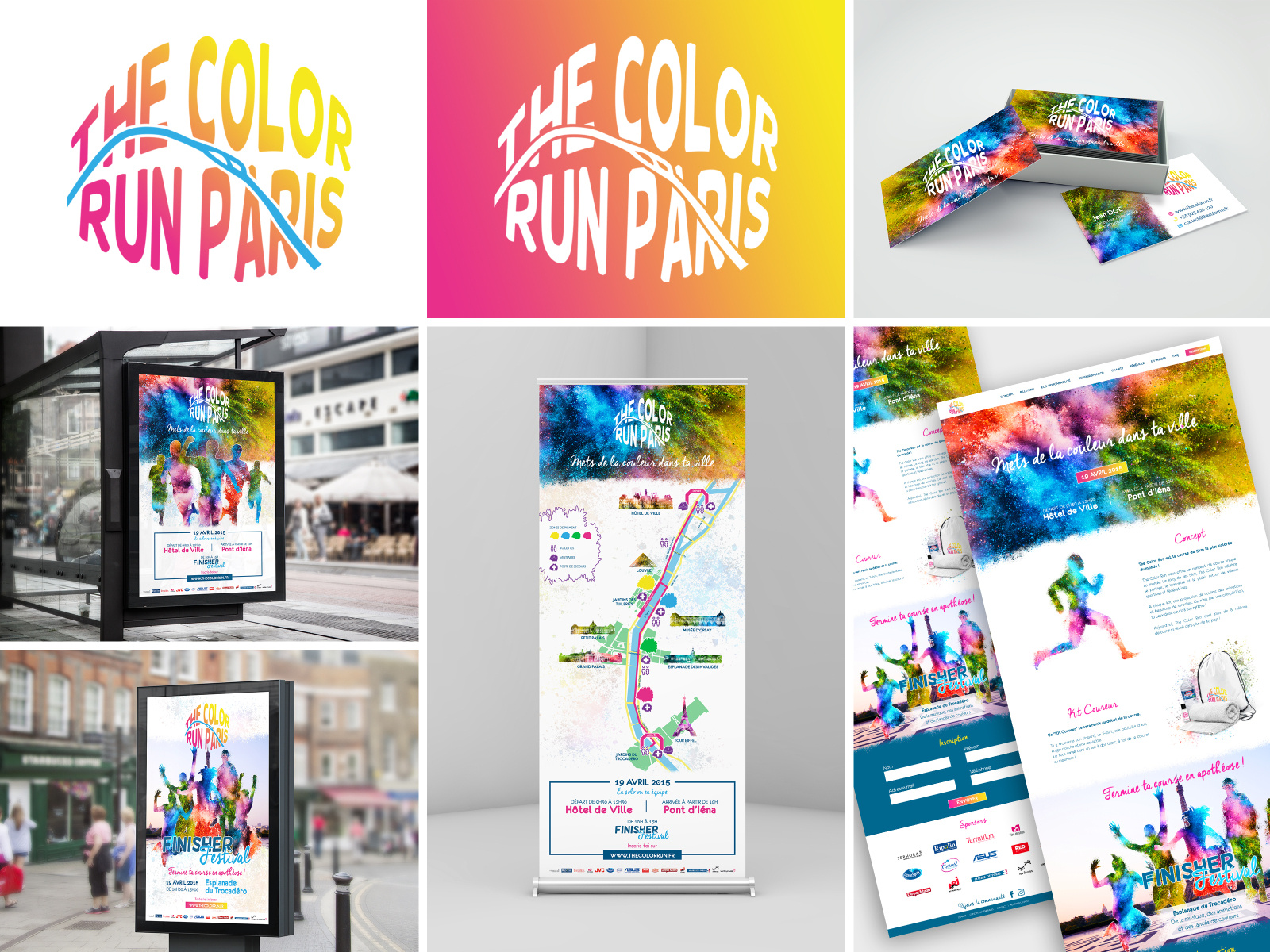 THE COLOR RUN / Brand Identity by Jessica Bayle on Dribbble